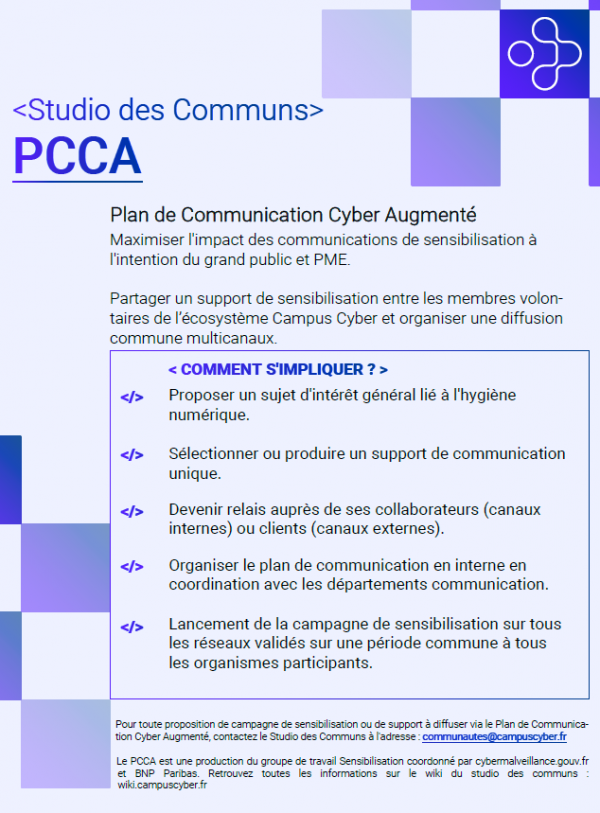 Plan de Communication Cyber Augmenté — Wiki Campus Cyber
